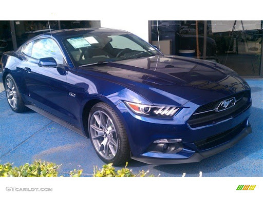 Kona Blue 2015 Ford Mustang