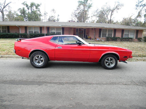 Bright Red 1971 Ford Mustang