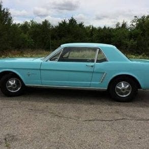 Tropical Turquoise 1965 Ford Mustang
