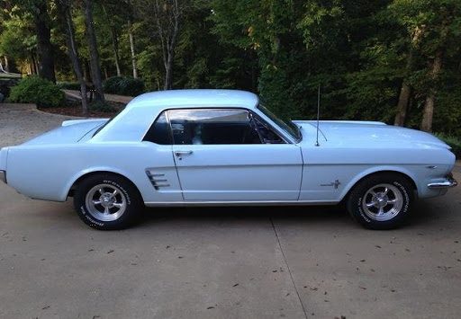 Arcadian Blue 1966 Ford Mustang