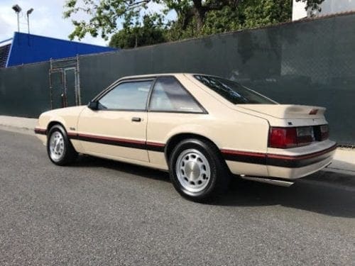 Sand Beige 1988 Ford Mustang