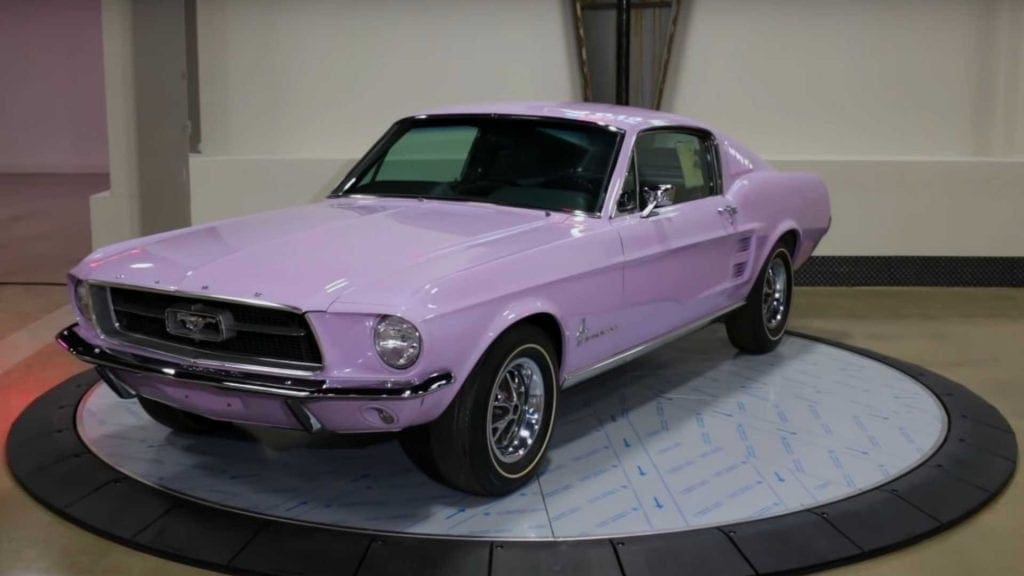 Metallic Purple 1967 Ford Mustang