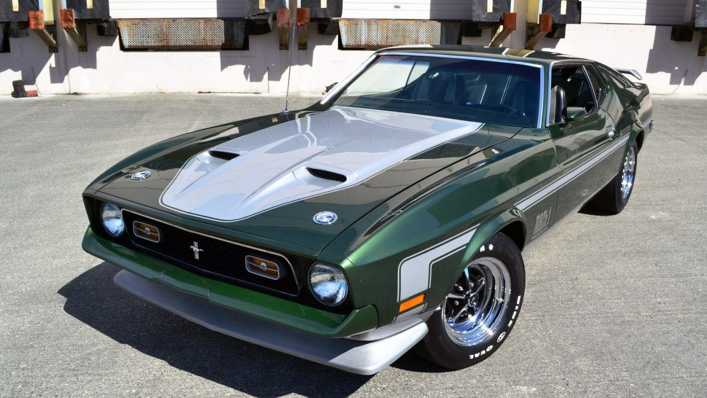 Dark Green 1971 Ford Mustang