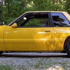 Medium Yellow 1982 Ford Mustang