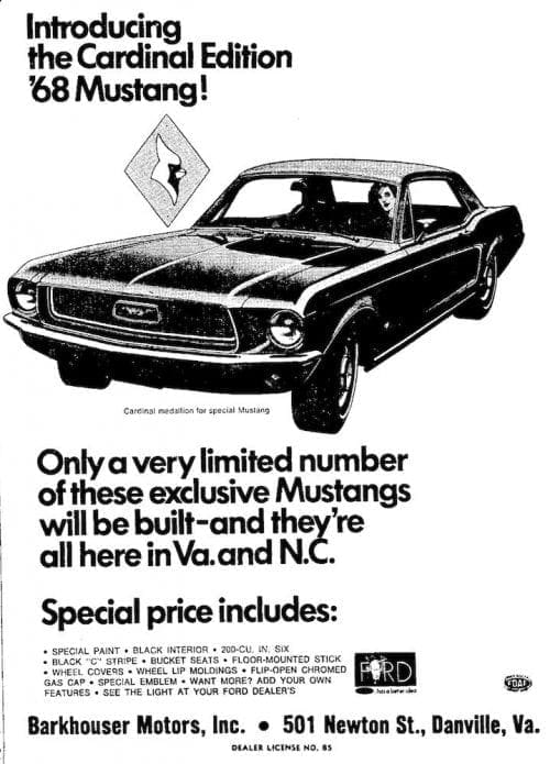 1968 Ford Mustang Cardinal Edition - Ultimate Guide