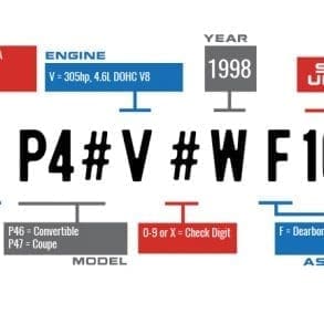 Mustang VIN - Decoding your VIN number