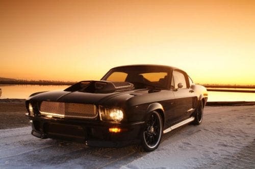 Obsidian CoupeR Mustang