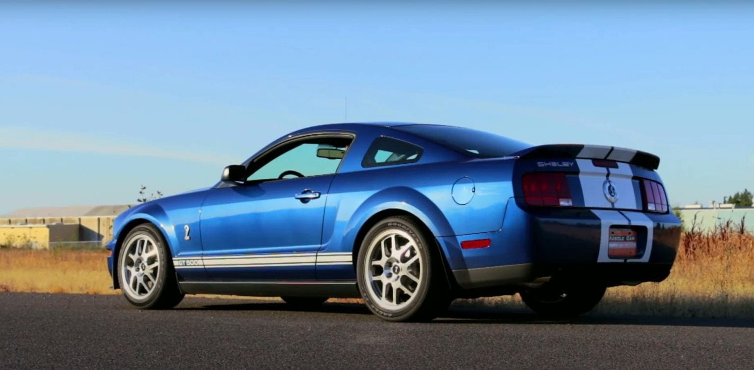 Video: 2008 Ford Mustang Shelby GT500 Muscle Car Review - Mustang Specs