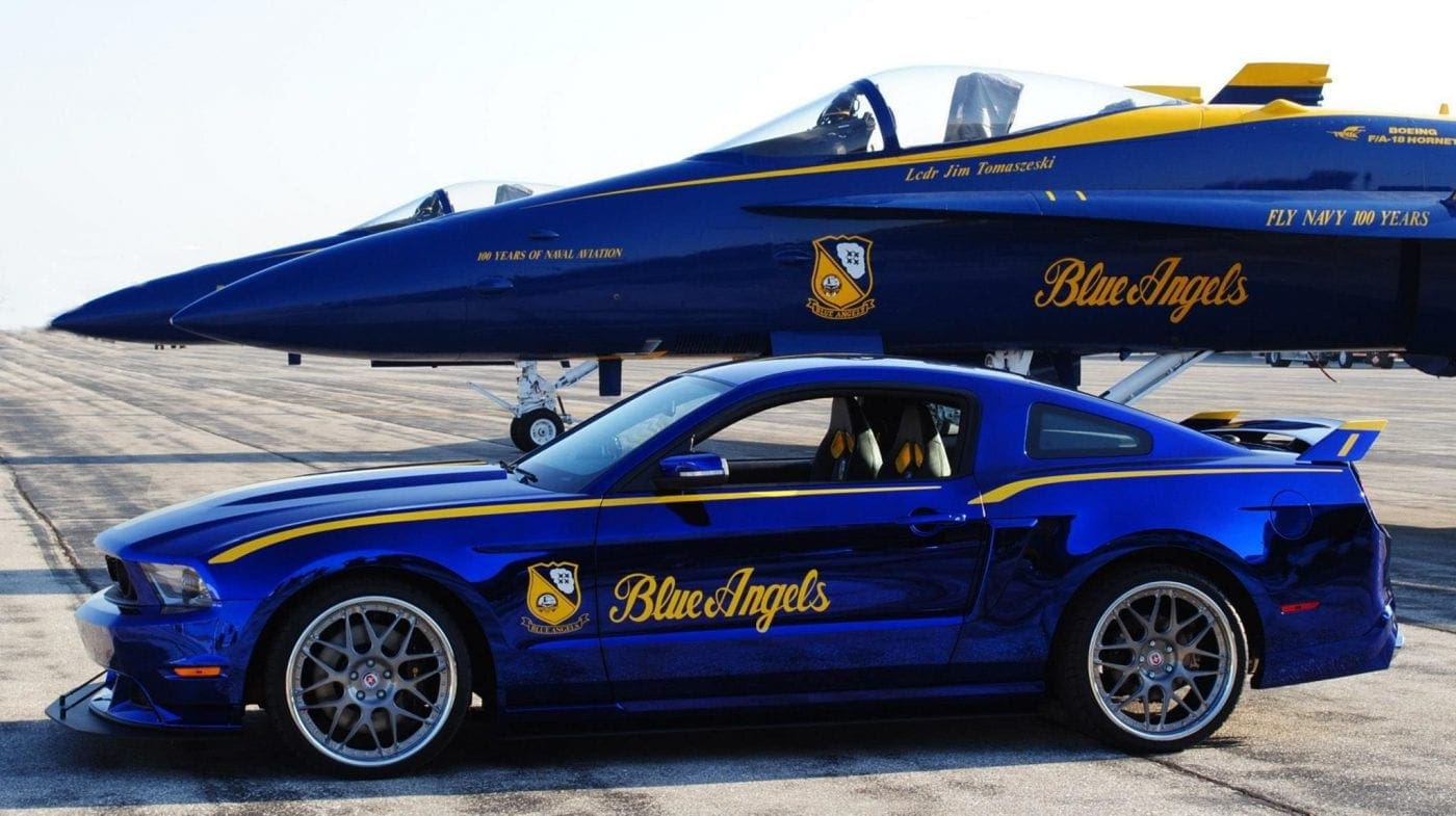 2011 Blue Angels Mustang Wallpapers | MustangSpecs.com