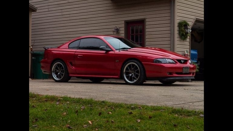 Video: Sleek 1997 Ford Mustang With New Hood & Paint Walkaround ...