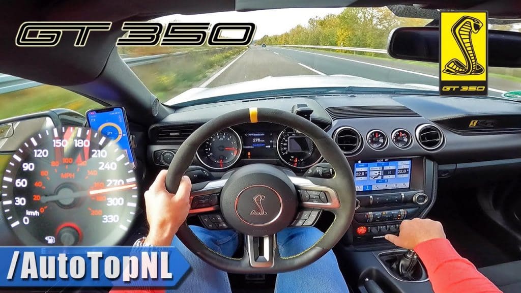 DRAG RACE: Shelby GT350 Top Speed Autobahn Run - Mustang Specs