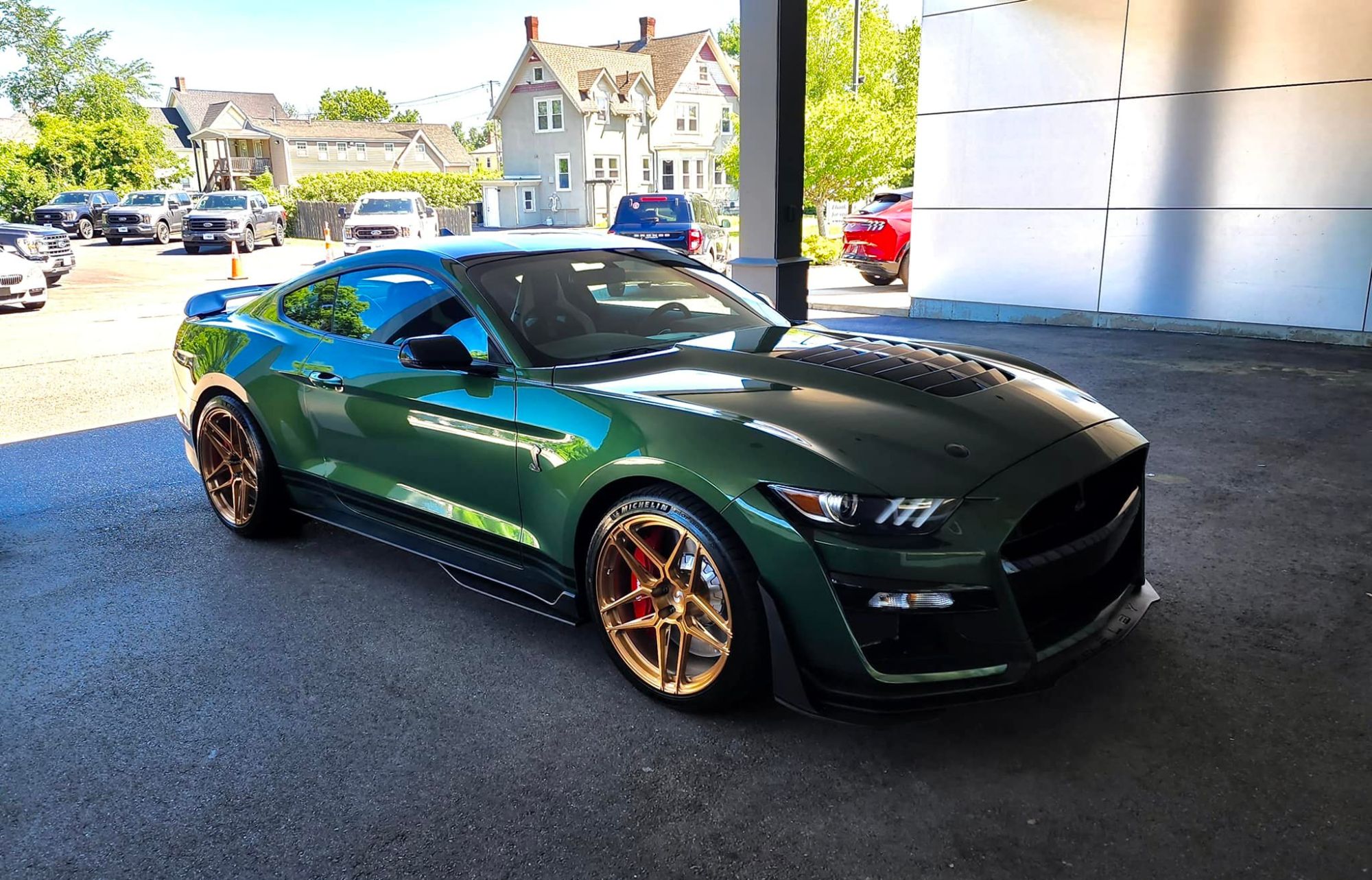 2022 Mustang Convertible Green
