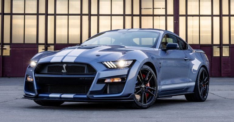 Brittany Blue 2022 Ford Mustang
