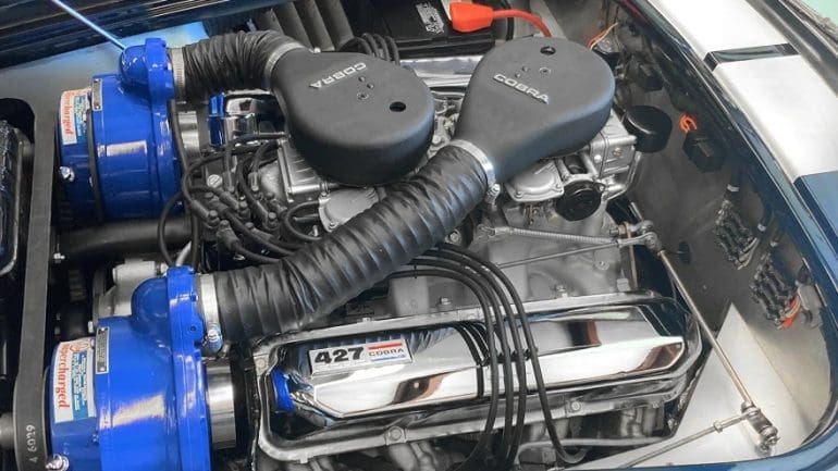Check Out this Twin Supercharged 427 Super Snake Cobra