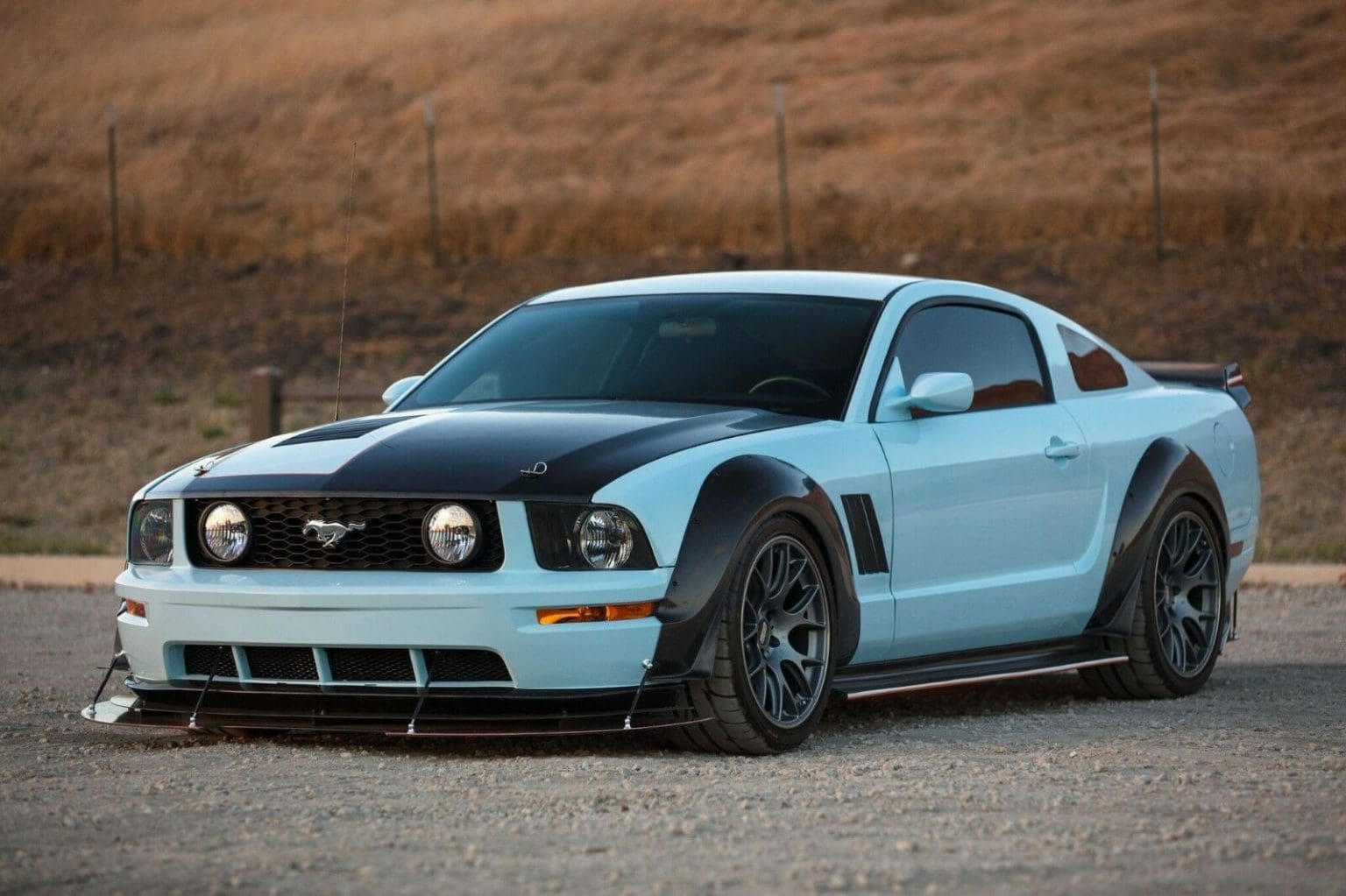 Caspian Blue 1965 Ford Mustang