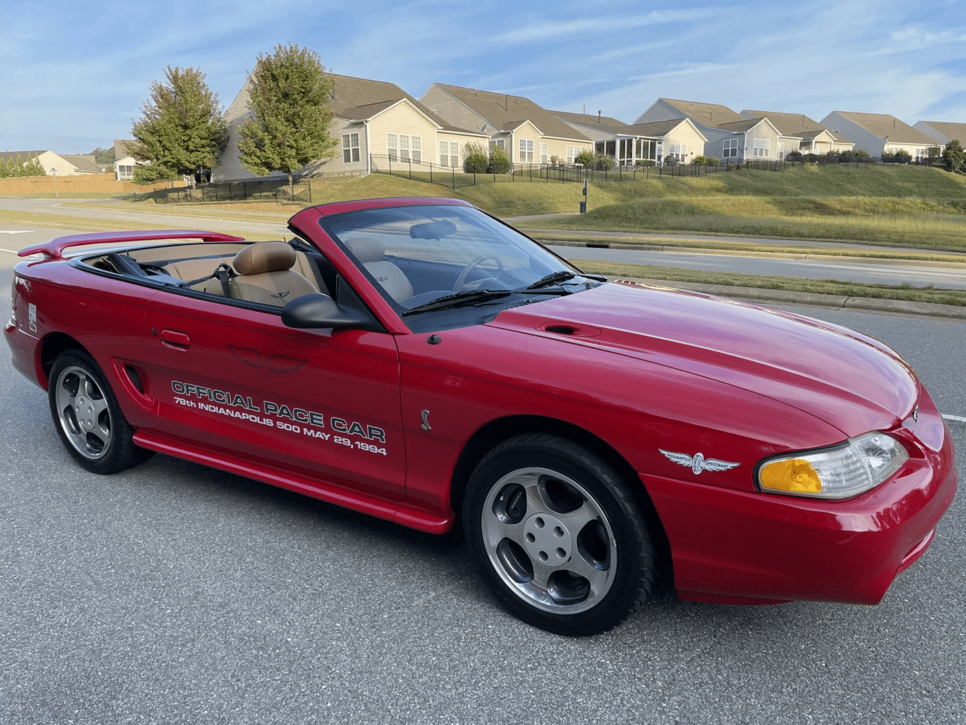 Mustang Of The Day: 1994 Mustang Cobra Convertible Indy 500 Pace Car ...