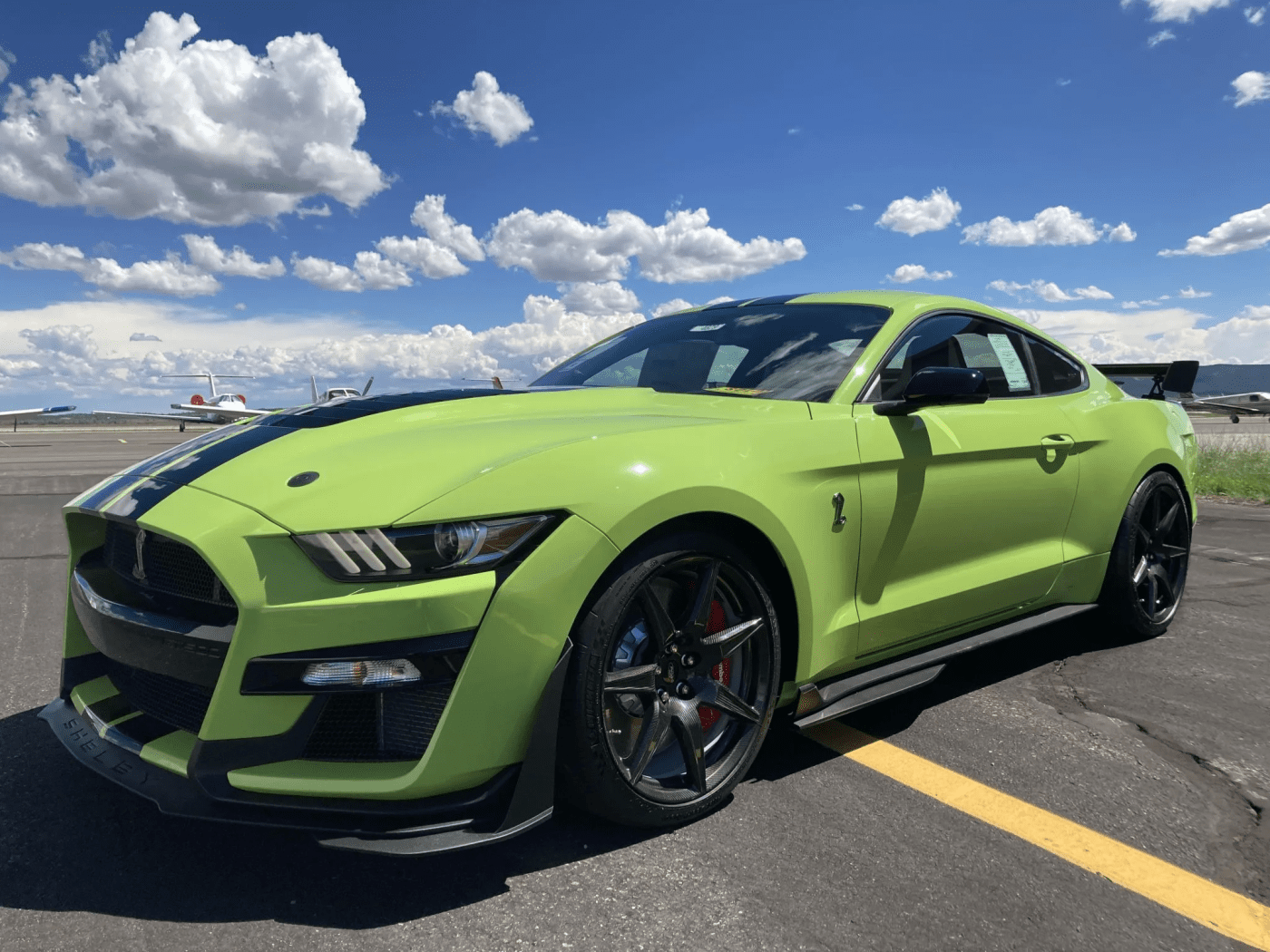 FOR SALE: Grabber Lime 2020 Ford Mustang Shelby GT500 - Mustang Specs