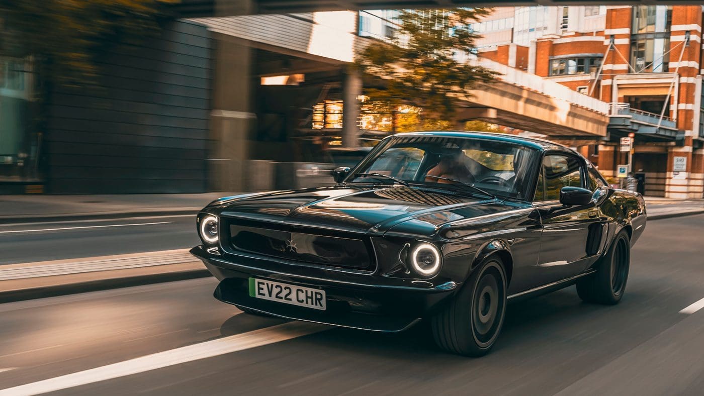 The Charge Cars 67 Mustang EV in Los Angeles - Mustang Specs
