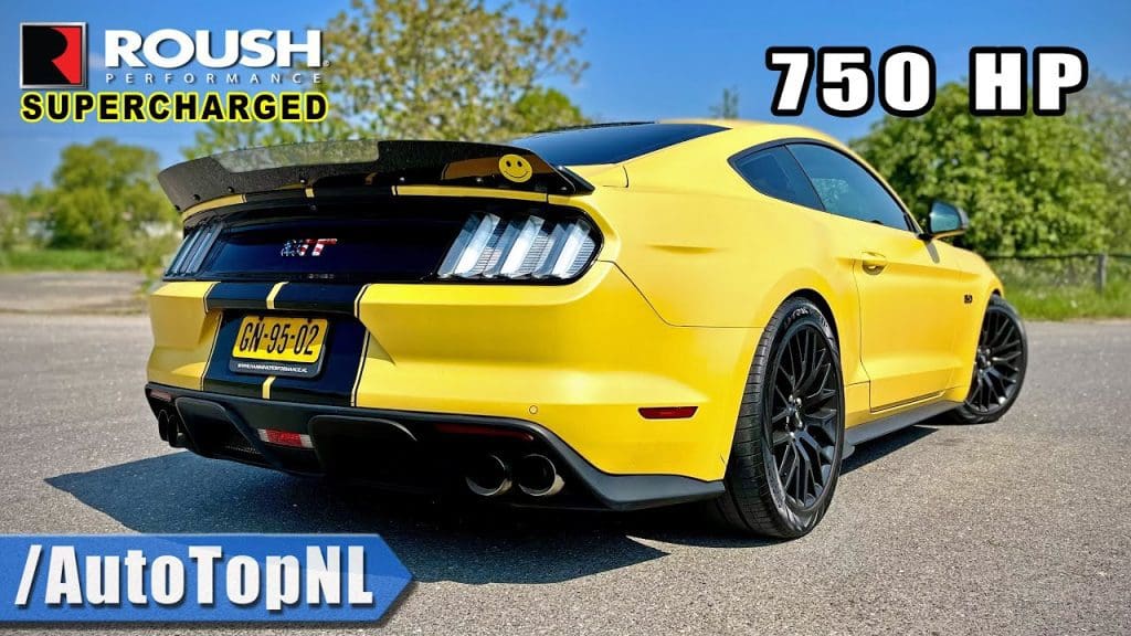 Supercharged 2016 Ford Mustang GT Goes Full Throttle On Autobahn ...