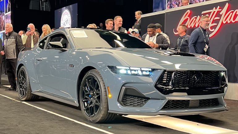 2024 Ford Mustang VIN 001 sells for $565,000 at auction - Mustang Specs
