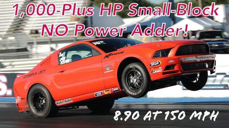 Custom-Built 2014 Ford Mustang Does Crazy Wheelies On The Drag Strip ...