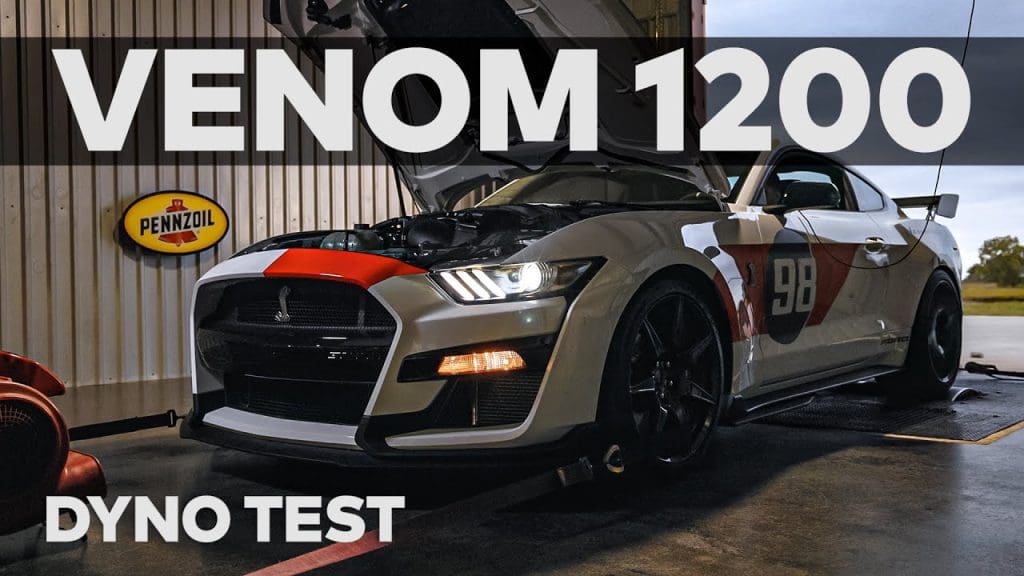 Watch The Hennessey Venom 1200 Mustang GT500 Put Down 1000 HP On The ...
