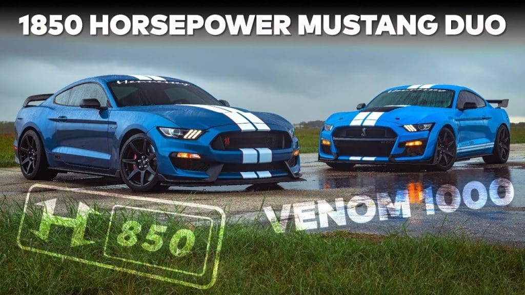 Watch Two Of Hennessey's Most Powerful Mustangs Unleashed - Mustang Specs