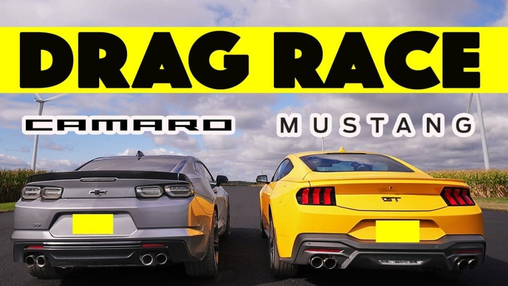 2024 Ford Mustang GT Drag Races A Chevy Camaro - Mustang Specs
