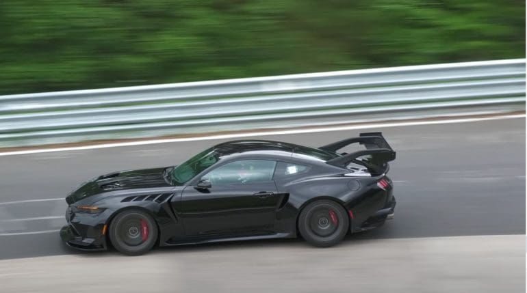 Watch The 2025 Ford Mustang GTD Tear Up The Nürburgring During Testing ...