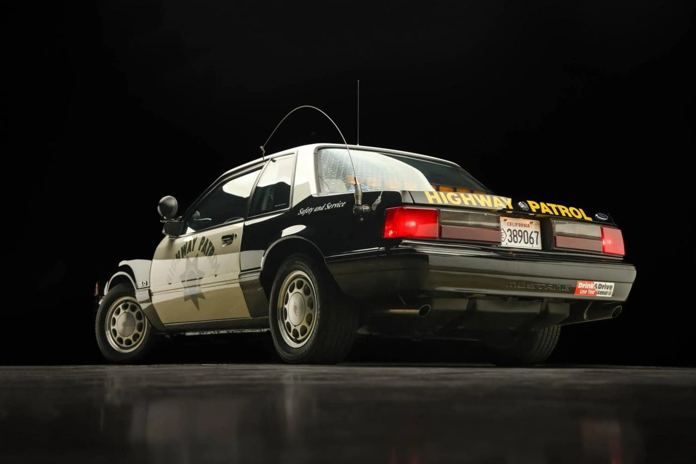 Mustang Of The Day: 1992 Ford Mustang SSP Police Car - Mustang Specs